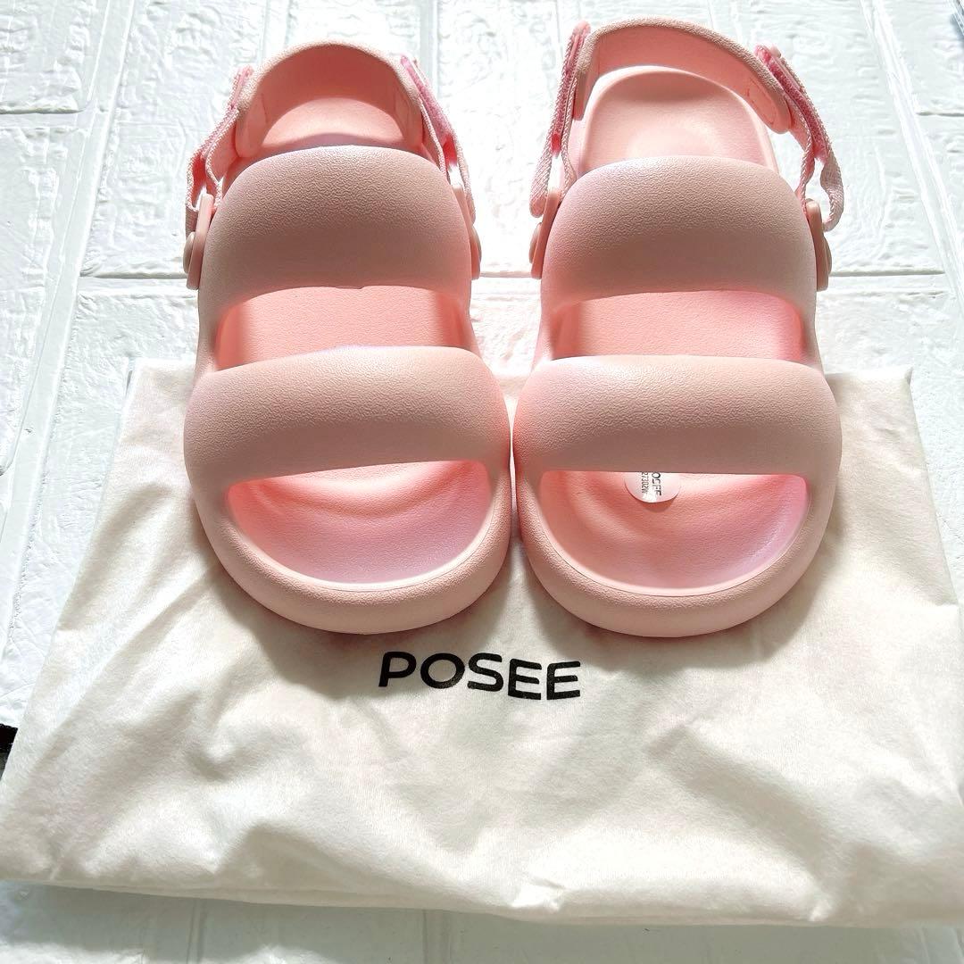 [posee] EVA厚底サンダル レディース 24.5-25㎝ - メルカリ