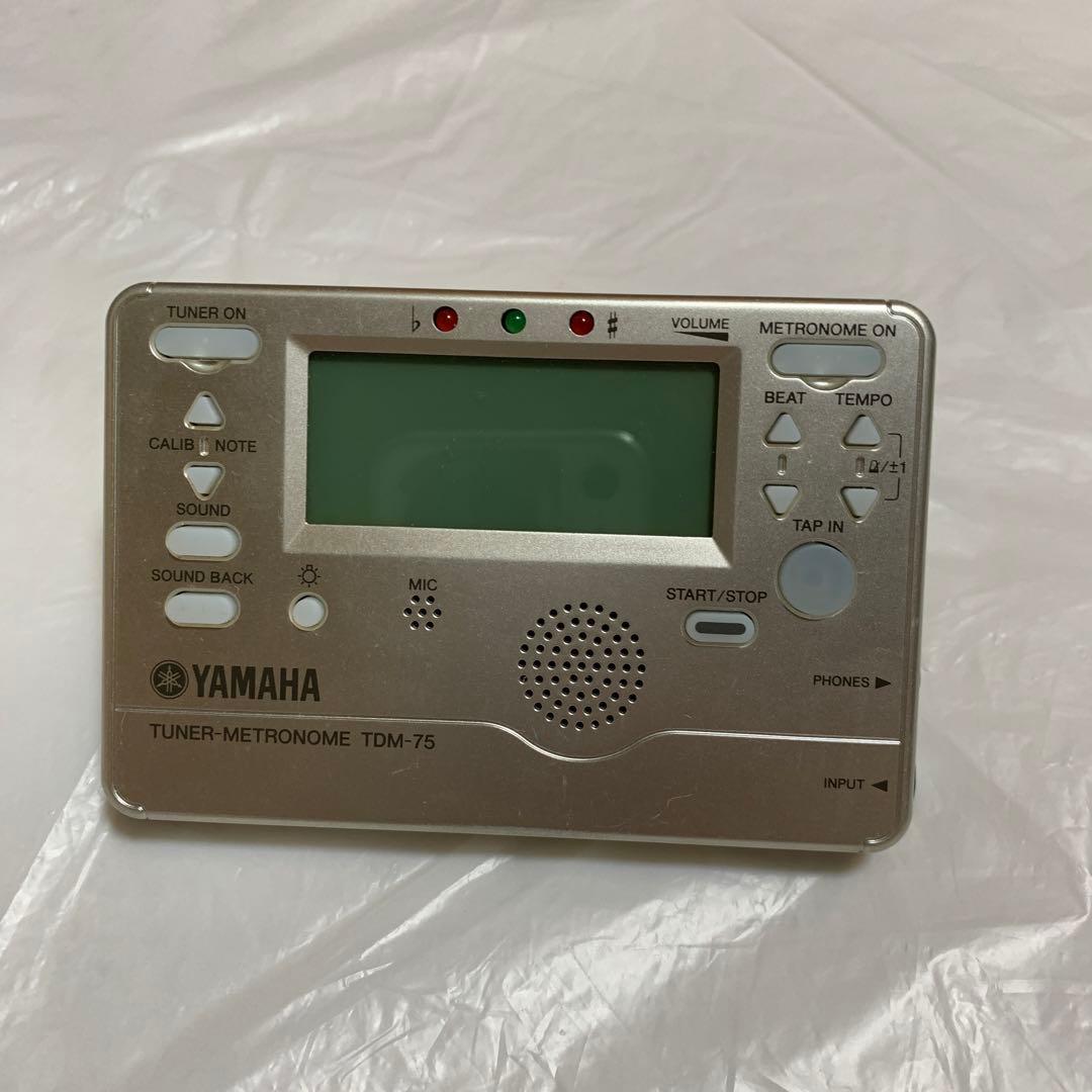 YAMAHA ヤマハチューナーメトロノームTDM-75 - メルカリ