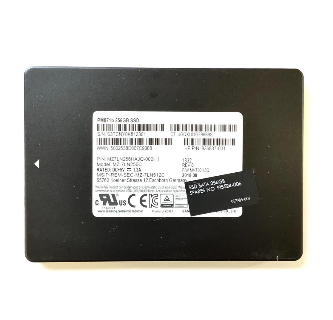 ③-L808-SAMSUNG SATA 256GB 2.5 SSD 1点 - メルカリ