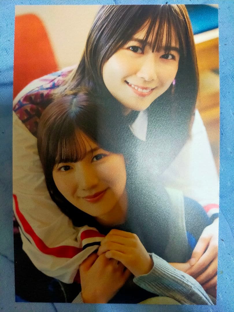 河田陽菜＆丹生明里（日向坂46）ポストカード bubka1月号 - メルカリ
