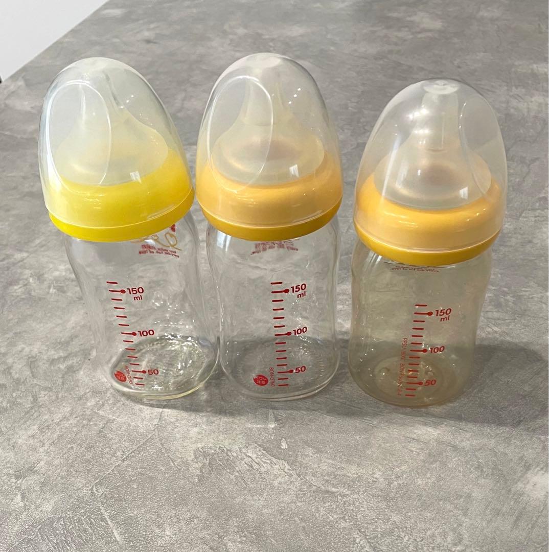 160ml 哺乳瓶 3本セット - メルカリ