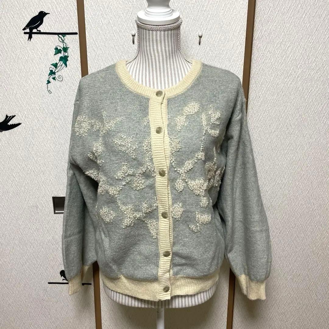 SM2 前後着フラワーニットカーディガン | Shop at Mercari from Japan! | Buyee