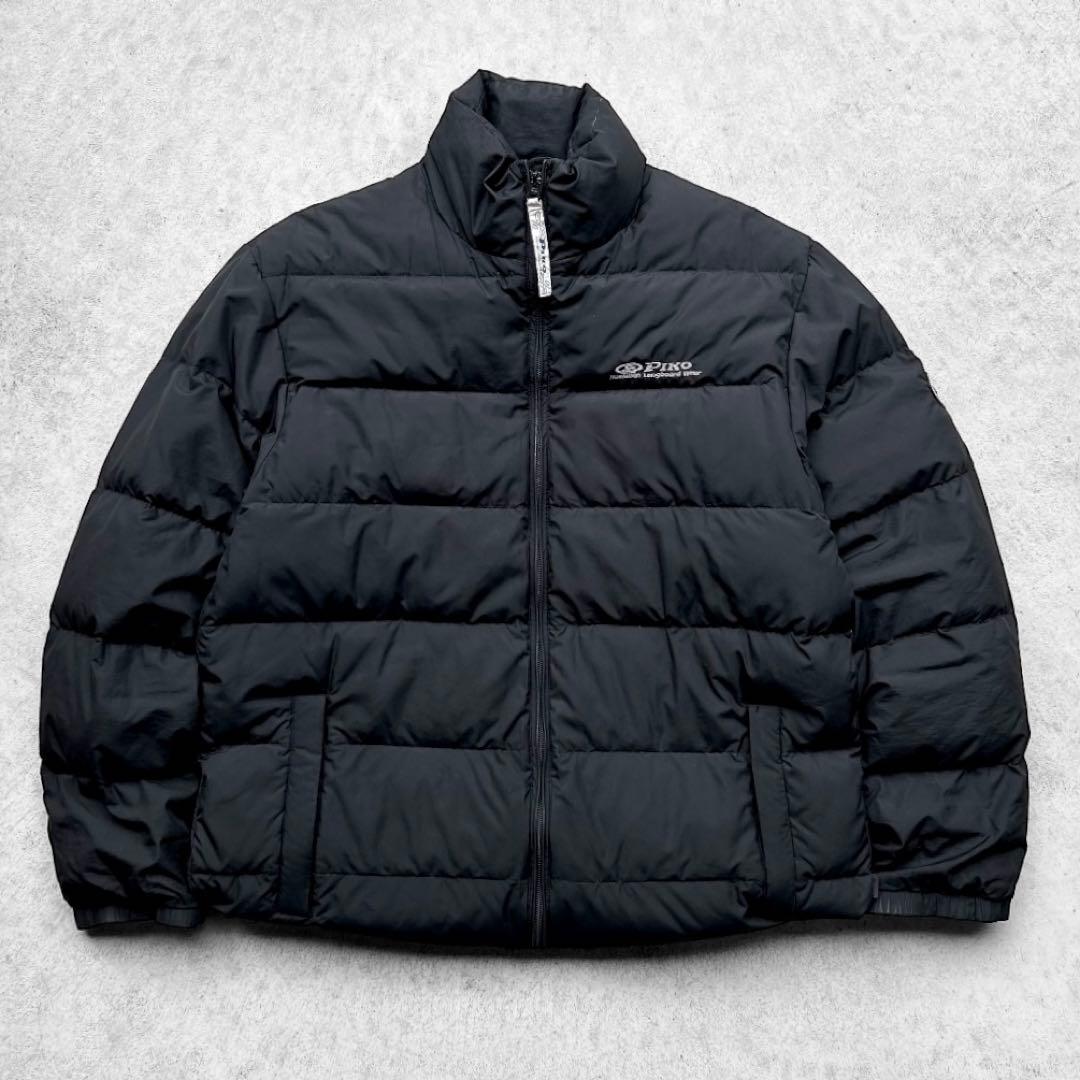 希少 00s y2k OLD PIKO ピコ 刺繍ロゴ ライト ダウンジャケット - メルカリ