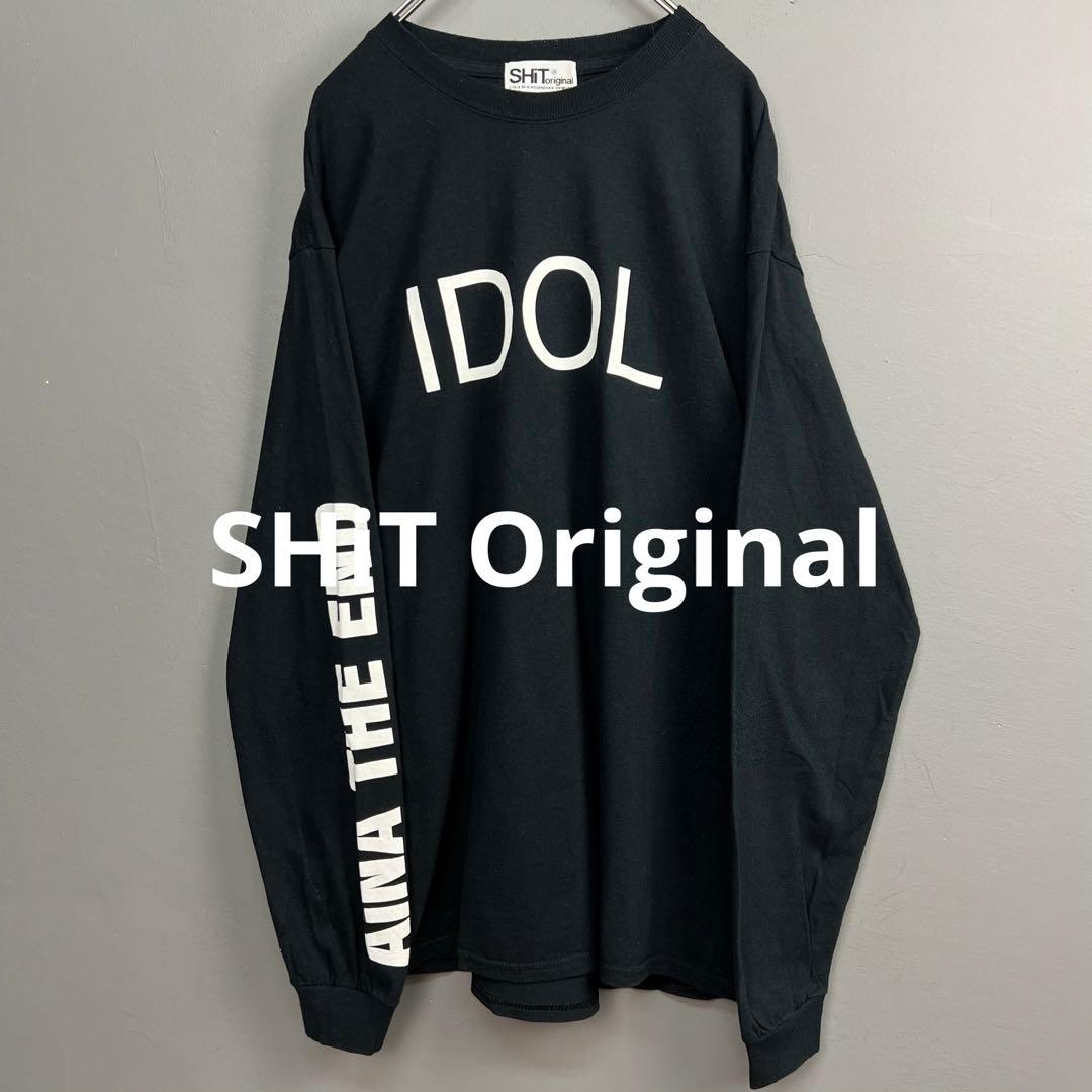 SHiT IDOL BISH AINA 長袖 ロンT 黒 ロゴT ユニセックス - メルカリ