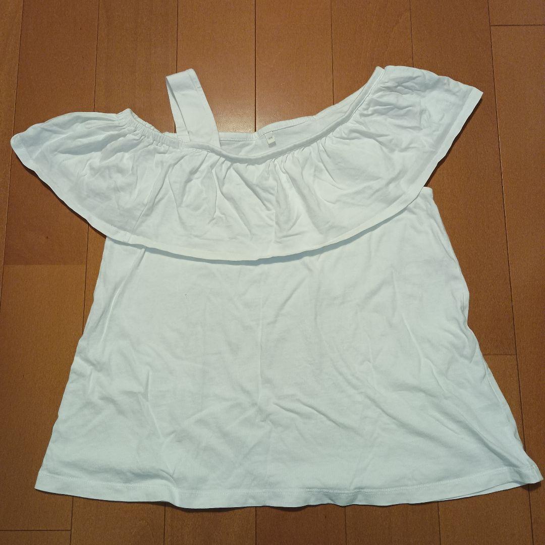 GU GIRLS アシンメトリーシャツ 150cm - メルカリ