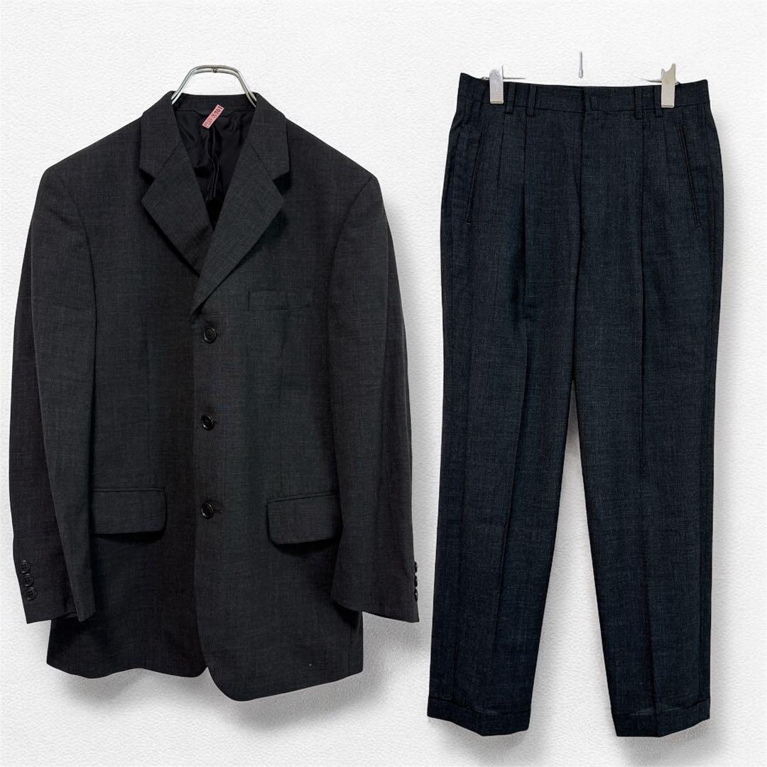 DURABN ダーバン スーツセット ジャケット スラックス グレー 90Y4 - メルカリ