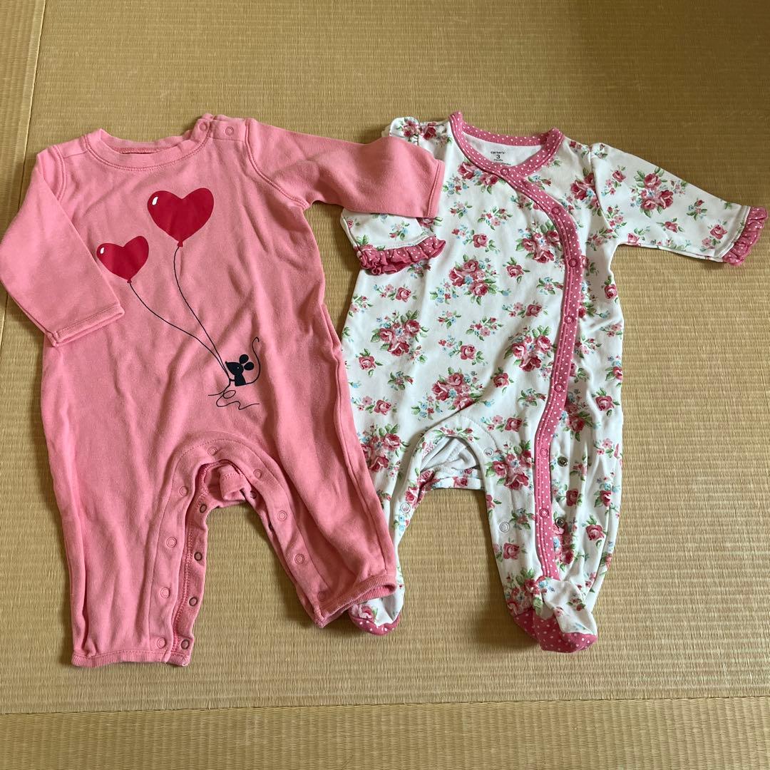 【2枚セット】babyGAP Carter's ロンパース 60 - メルカリ