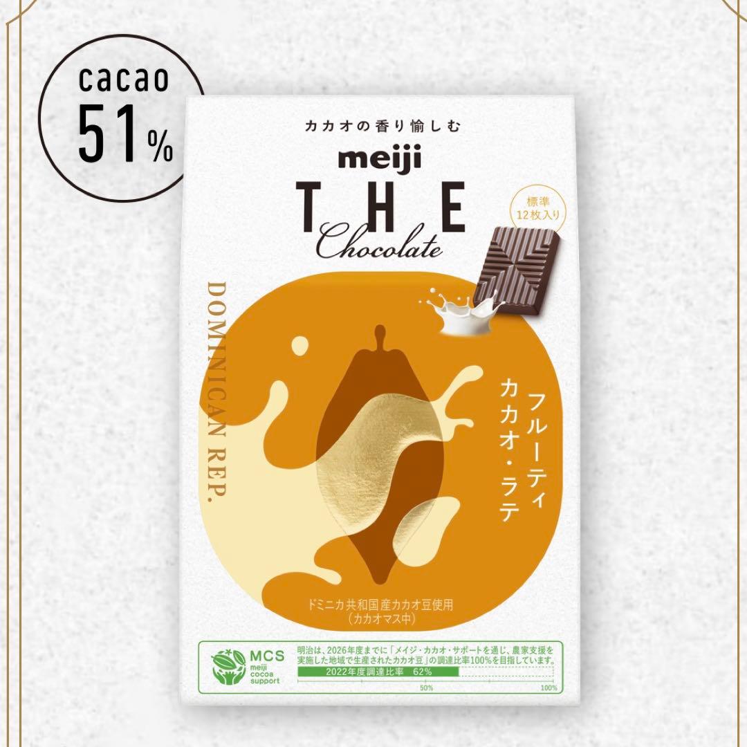 明治 ザ・チョコレート フルーティカカオラテ 42g(12枚)×4箱 - メルカリ