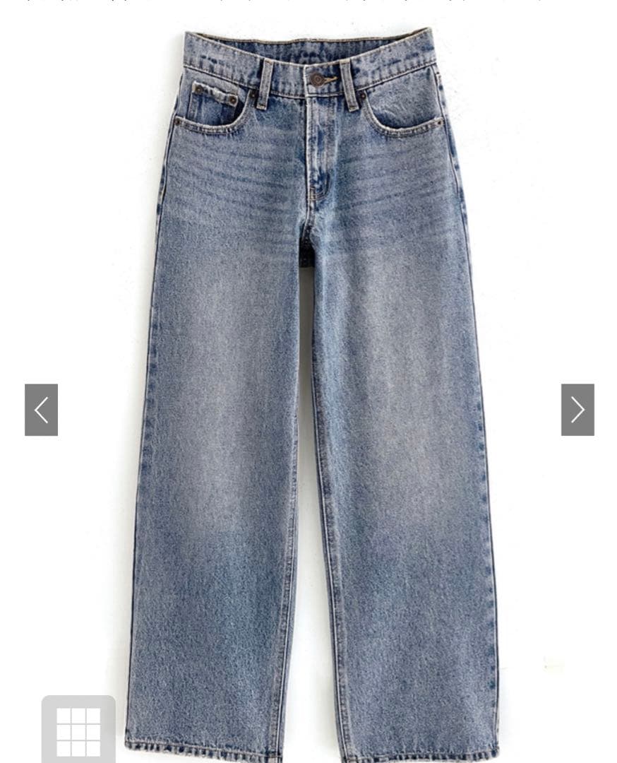 GRL タグ付き ローライズストレートデニムパンツ cu444 - メルカリ