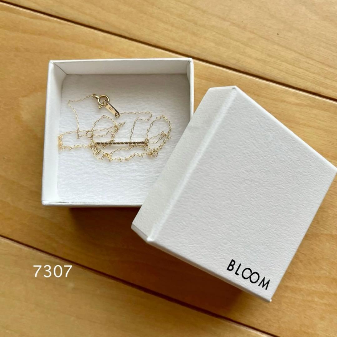 BLOOM K10YG ダイヤモンド ネックレス 45cm - メルカリ