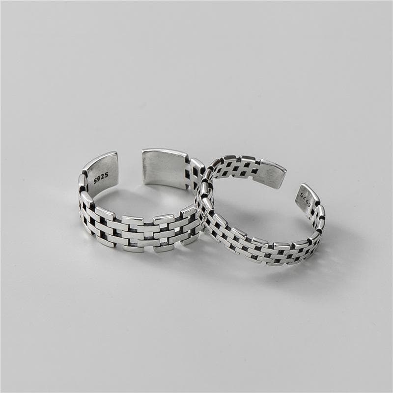 S925 ストラップリング サイズフリーレディース ペアリング おしゃれ - メルカリ