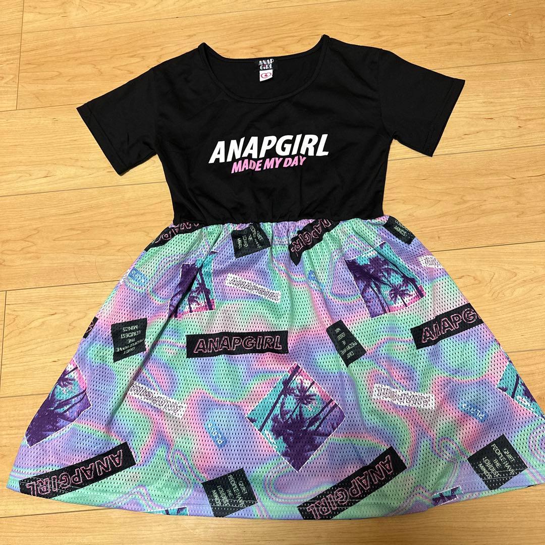 ANAPGIRL⭐︎半袖ワンピース 150 - メルカリ