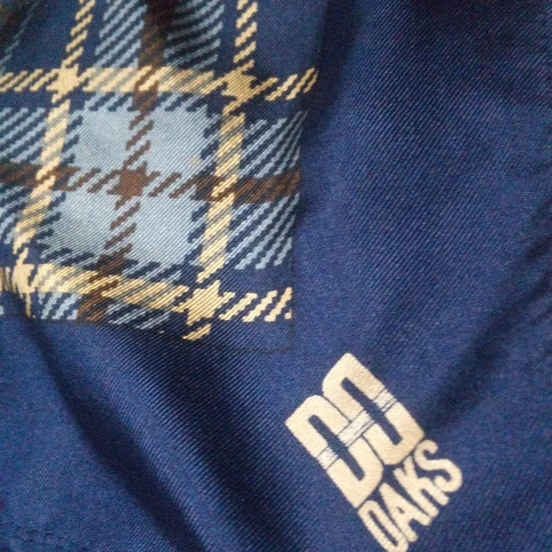 DAKS ダックススカーフ 絹シルク濃紺系 男女兼用 - メルカリ