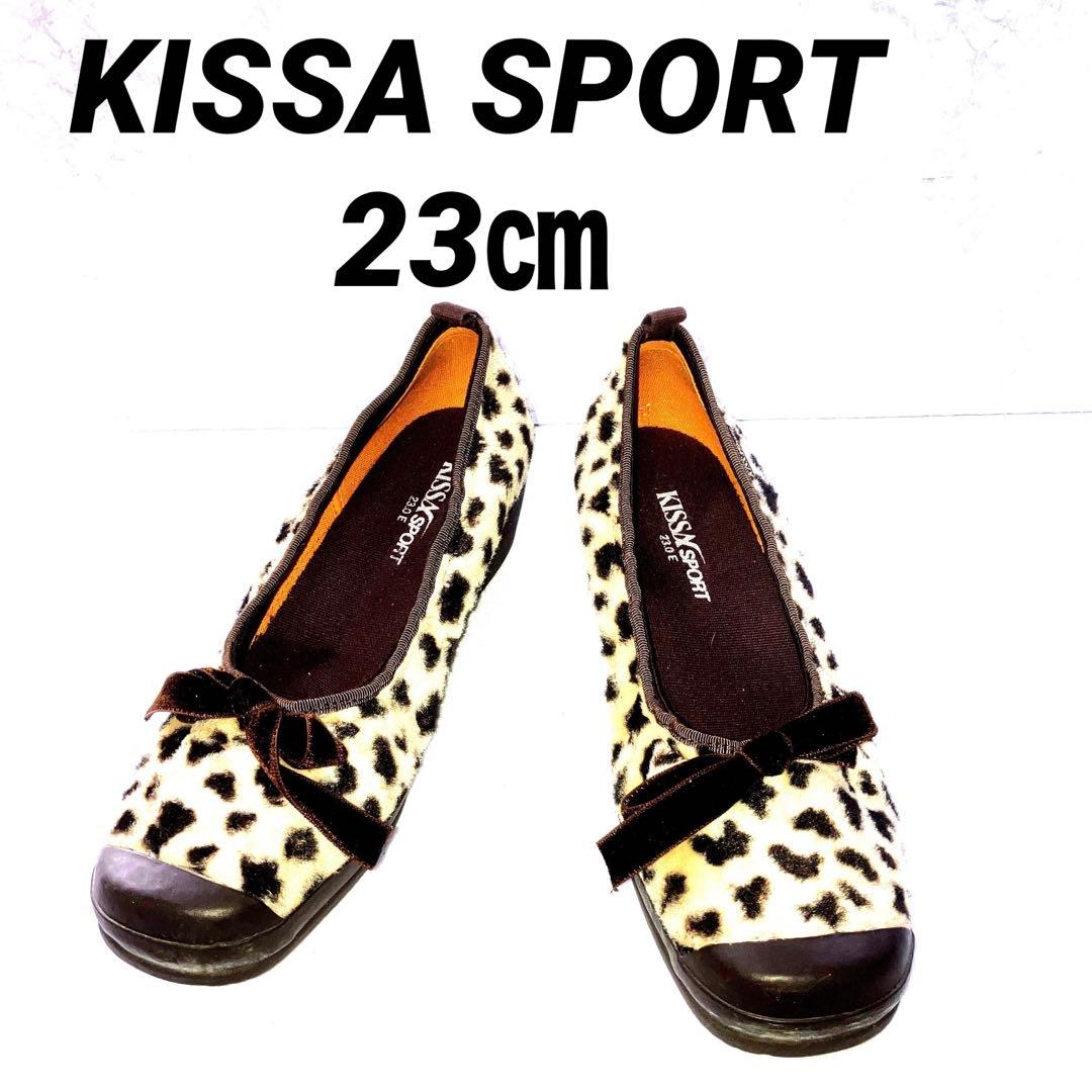 KISSA SPORT パンプス 23㎝ レオパード柄 by メルカリ