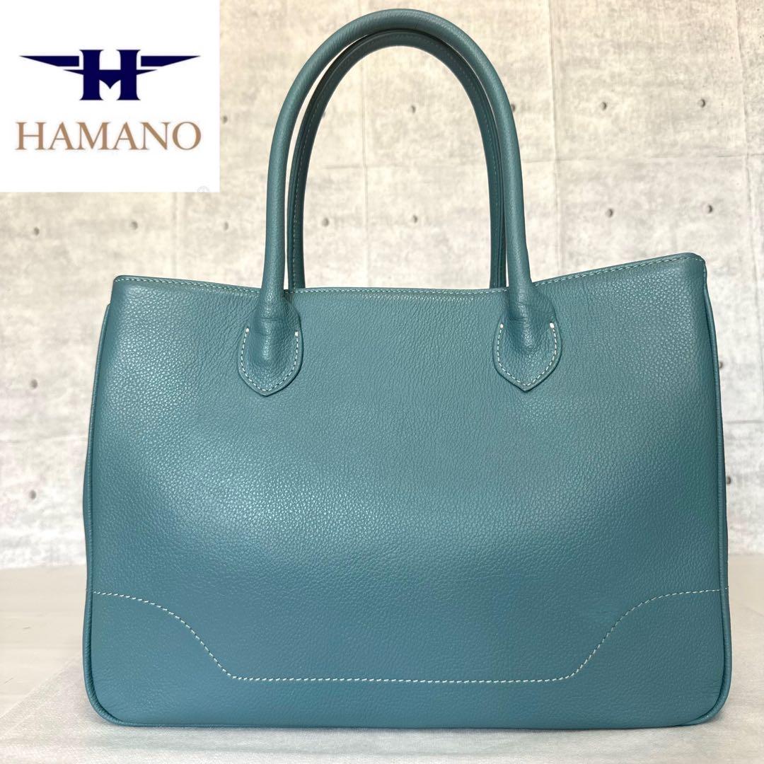 専用品HAMANO 濱野皮革工藝 シボ革 レザー ライトブルー A4トートバッグ by メルカリ