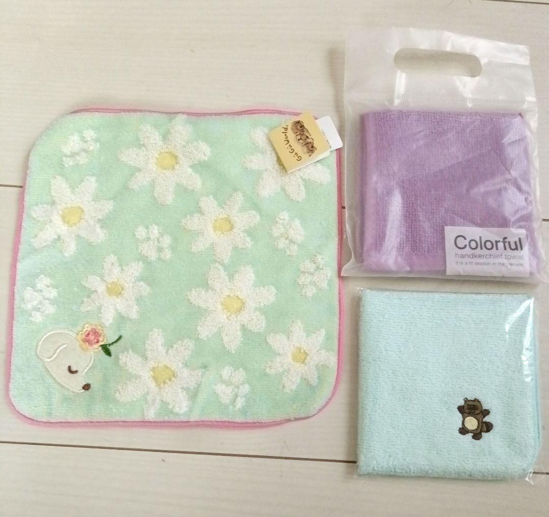 新品 グーグーワールド GuGuworld タオルハンカチ 犬 他2枚 - メルカリ