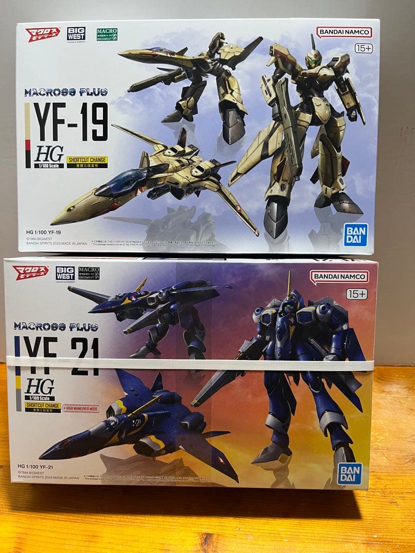 HG 1/100 YF-19 & YF-21 新品未開封 マクロスプラス - メルカリ
