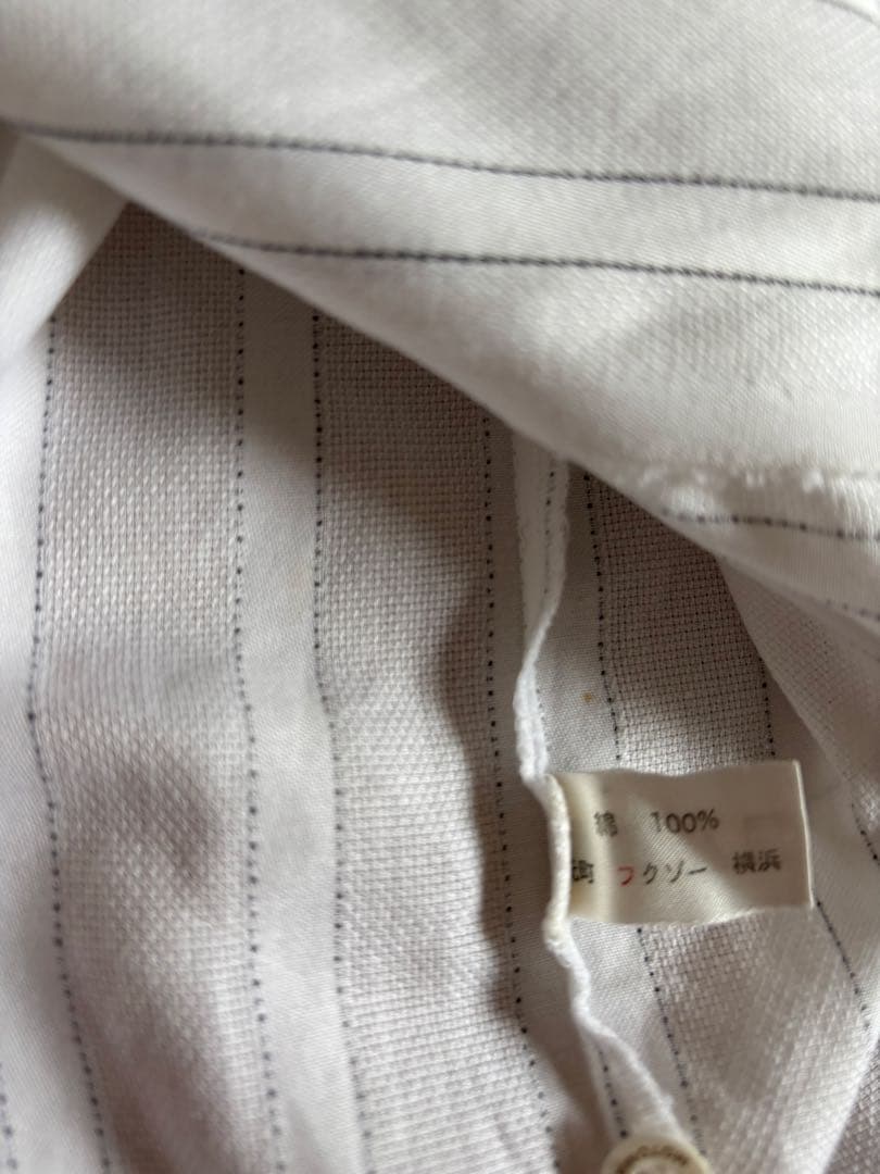 フクゾーFUKUZO七分丈シャツ 胸ポケット付き - メルカリ