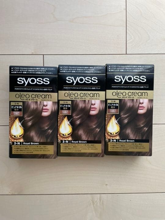 syoss オレオクリーム ヘアカラー 3N ロイヤルブラウン - メルカリ