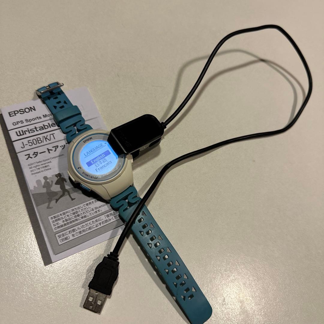 ランニングウォッチ EPSON J50T - メルカリ
