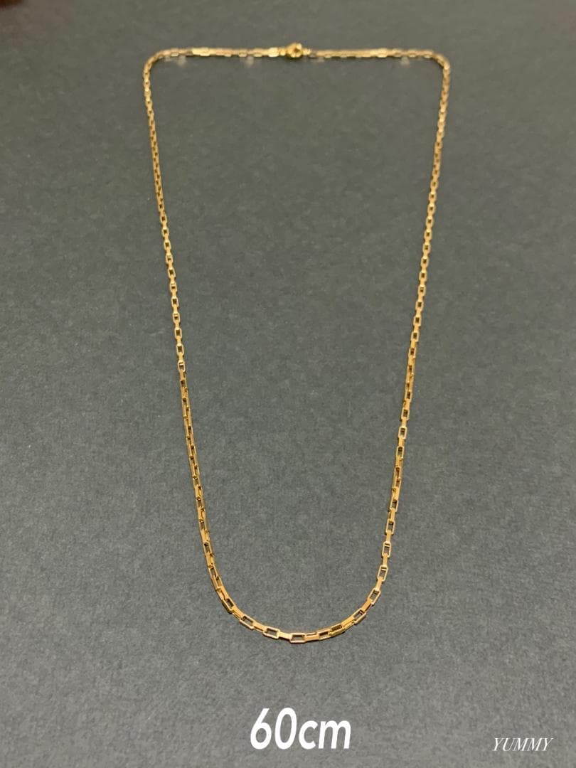 【ベネチアンチェーンネックレス ゴールド 2mm 60cm】ステンレス a31 - メルカリ