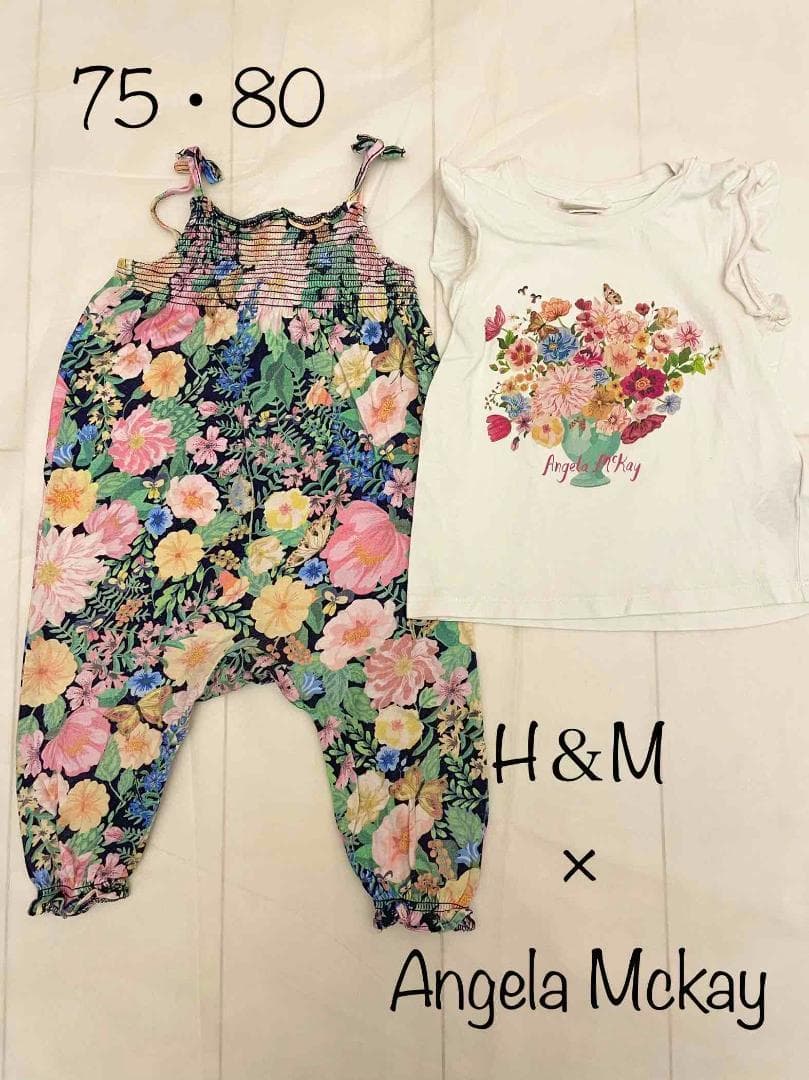 まとめ売り 80 H&M AnjelaMckay コラボ ロンパース Tシャツ - メルカリ