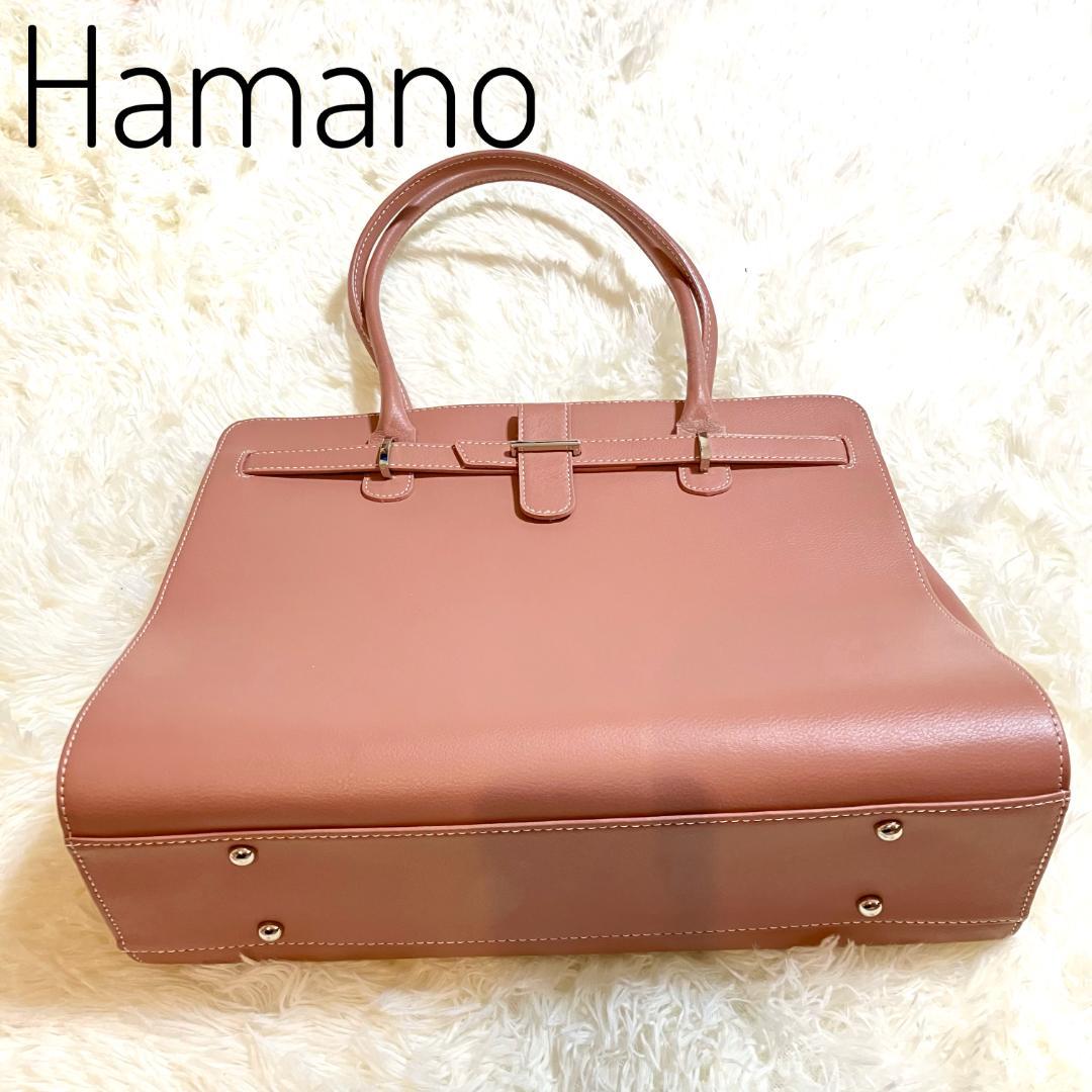 【ヴィンテージ】Hamano トートバッグ ビジネス A4サイズ収納OK ピンク by メルカリ