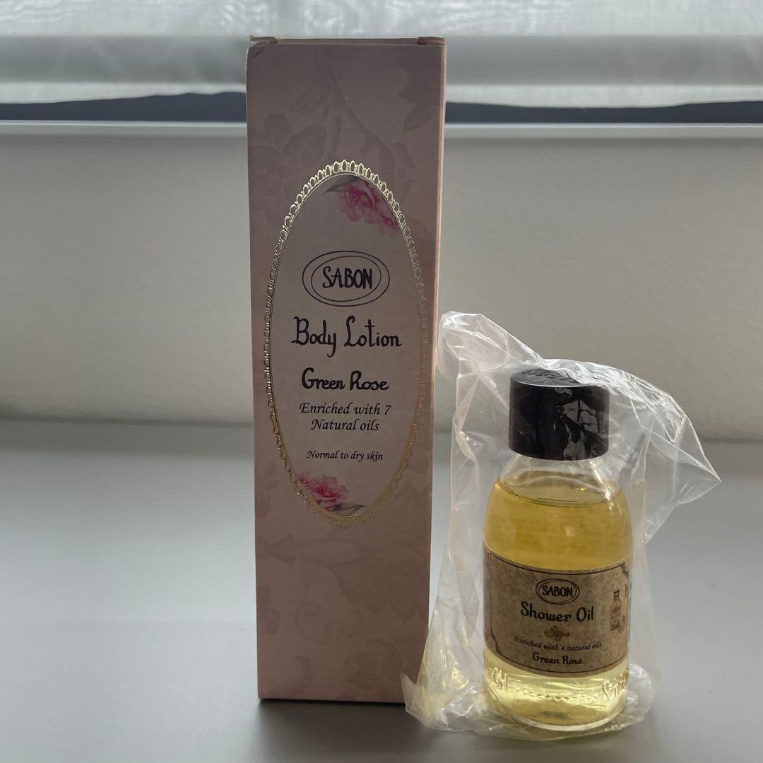 SABONサボンボディローショングリーン・ローズ50ml&シャワージェル50ml - メルカリ