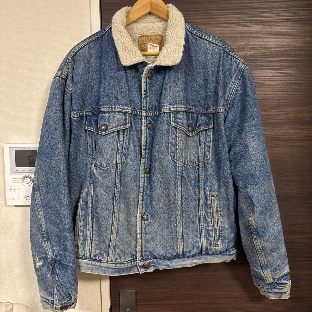 Old gap デニムボアジャケット US古着 - メルカリ