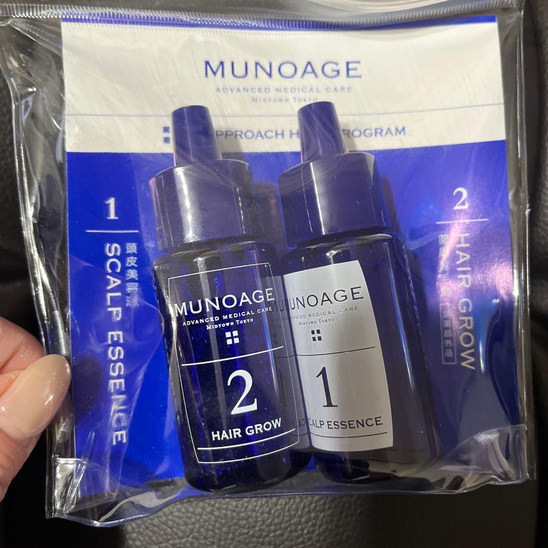 MUNOAGE 育毛剤 2ステップセット 30ml - メルカリ