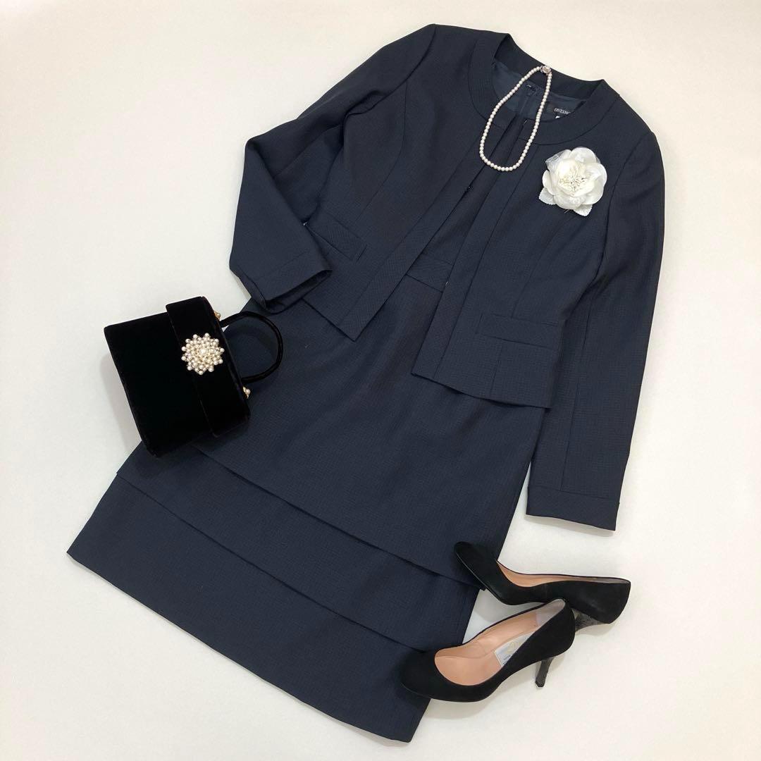 【Lサイズ】ONEIROS ワンピース セットアップ ママスーツ 入学式 - メルカリ