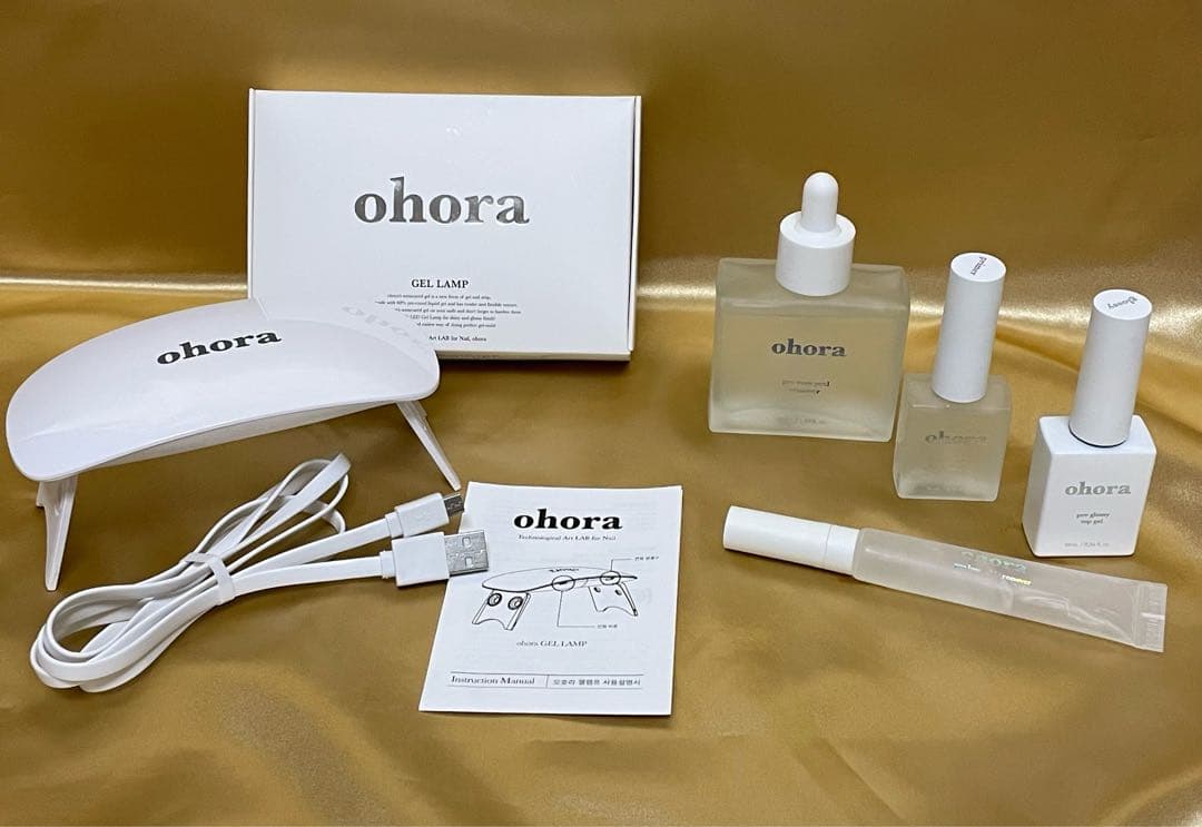 ohora（オホーラ） シールタイプのジェルネイルのケア＆ツールセット - メルカリ
