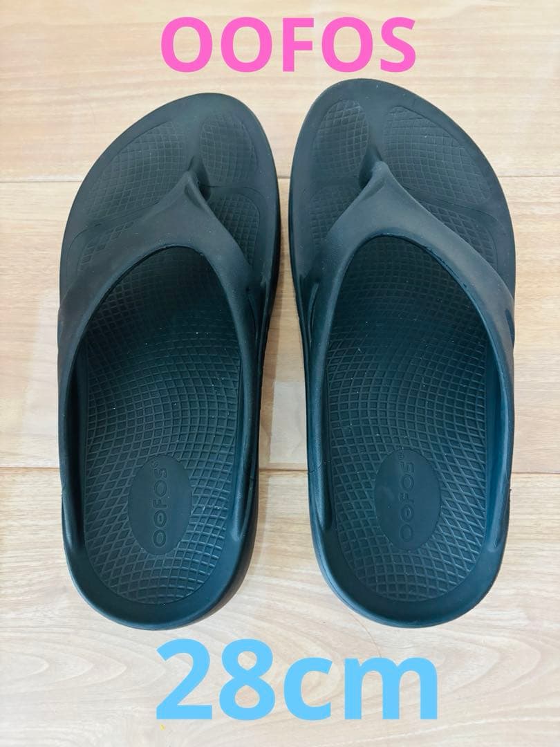 【ウーフォス 】ブラックサンダル M9-W11 EU42 - メルカリ