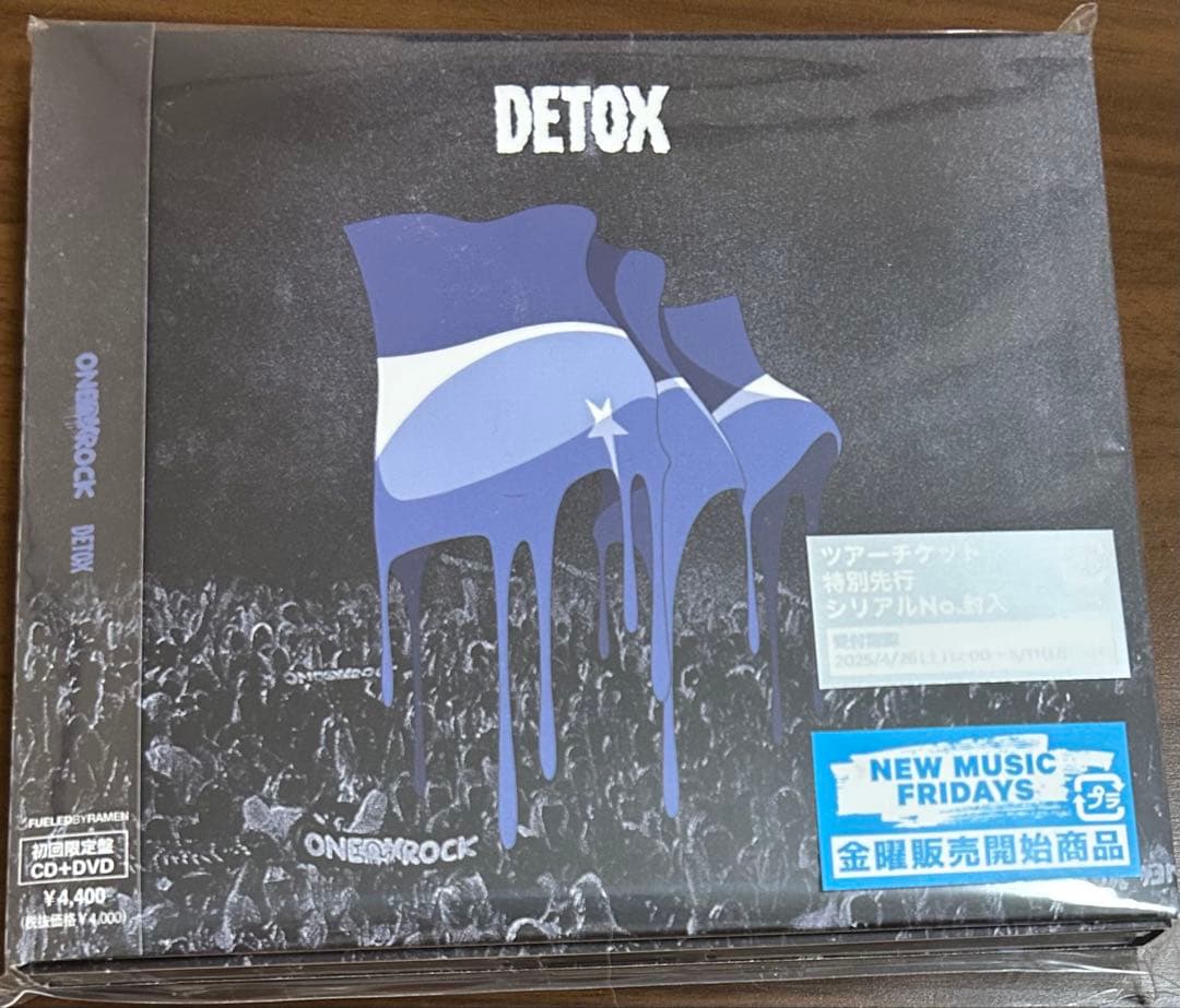 DETOX ONE OK ROCK 初回限定盤CD+DVD、ステッカー - メルカリ
