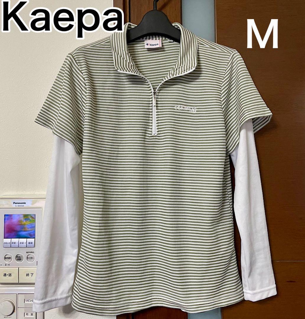 Kaepa レディースハーフジップ長袖Tシャツ（吸水速乾 UVカット） M - メルカリ