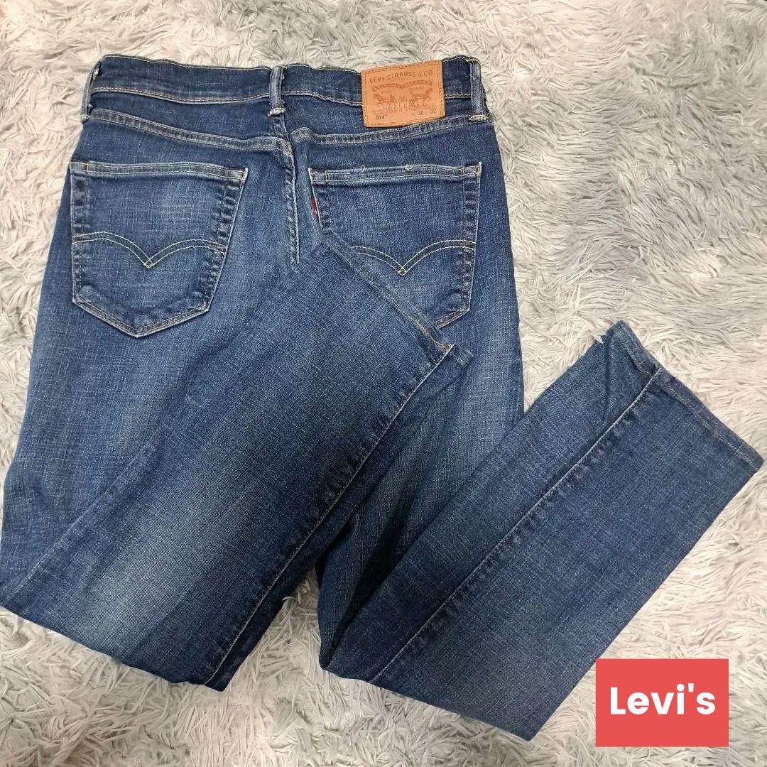 Levi's 514 デニム W30 L32 ダークブルー - メルカリ