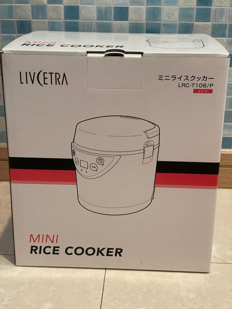 【新品、未使用】LIVCETRA ミニライスクッカー LRC-T106/P - メルカリ