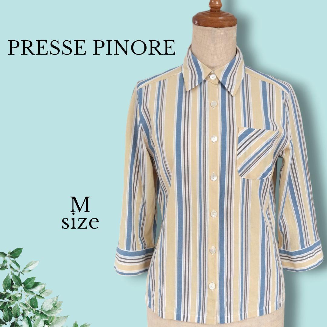 【美品】プレッセピノーレ Presse Pinore レディース シャツ 七分袖 - メルカリ