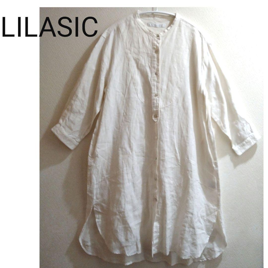 LILASIC リネン シャツ ワンピース SIZE F - メルカリ