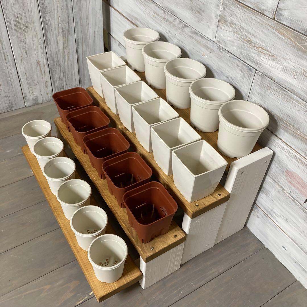 D07 多肉植物棚 プランターラック フラワースタンド 多肉棚 鉢台 展示棚 - メルカリ