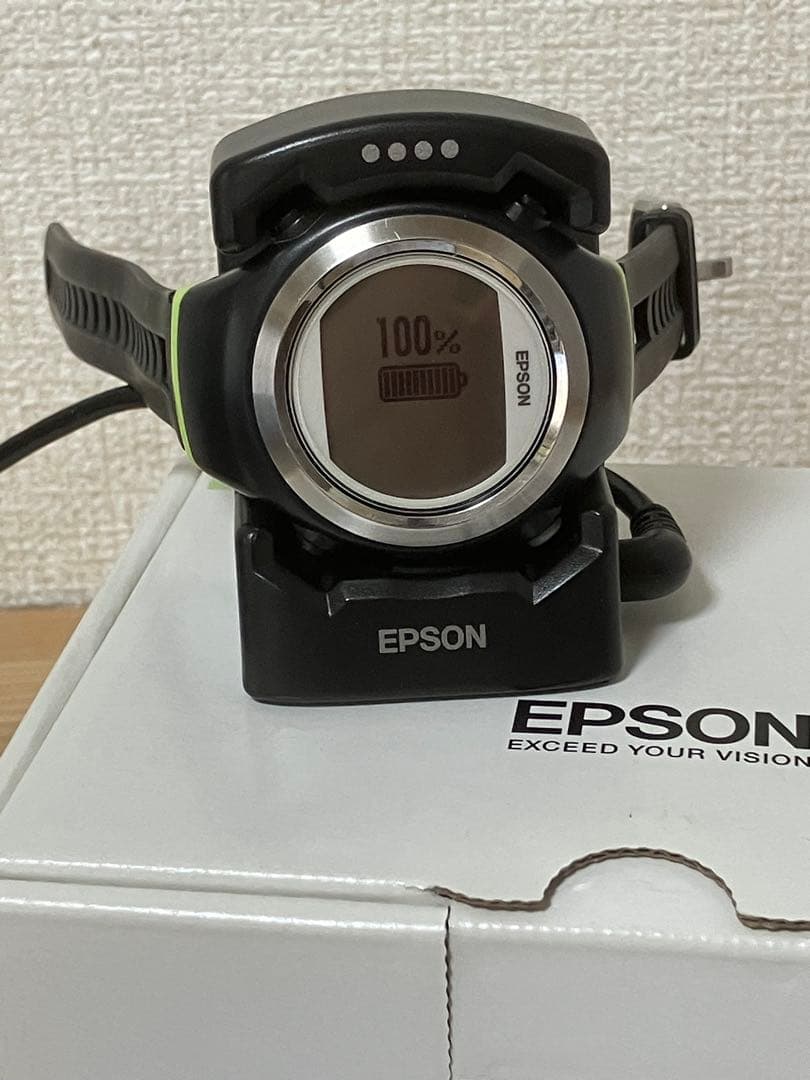 【付属品完備】 EPSON GPS ランニングウォッチ - メルカリ