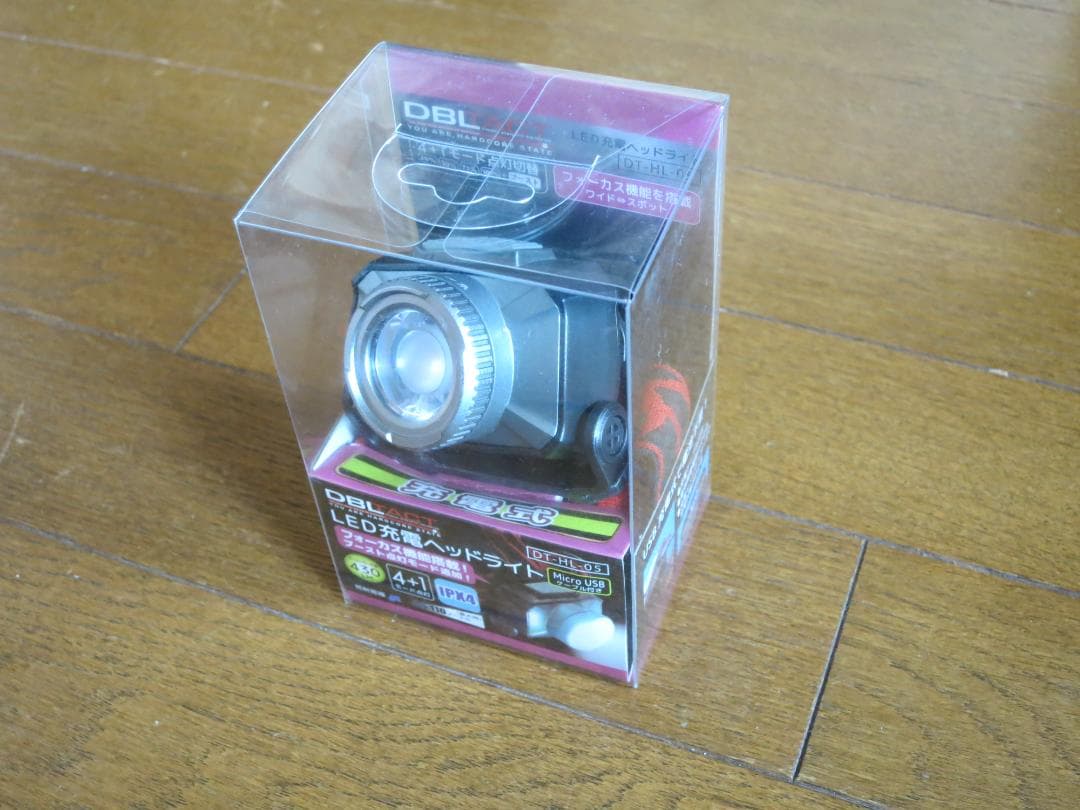 三共 LED充電ヘッドライト DT-HL-05 - メルカリ