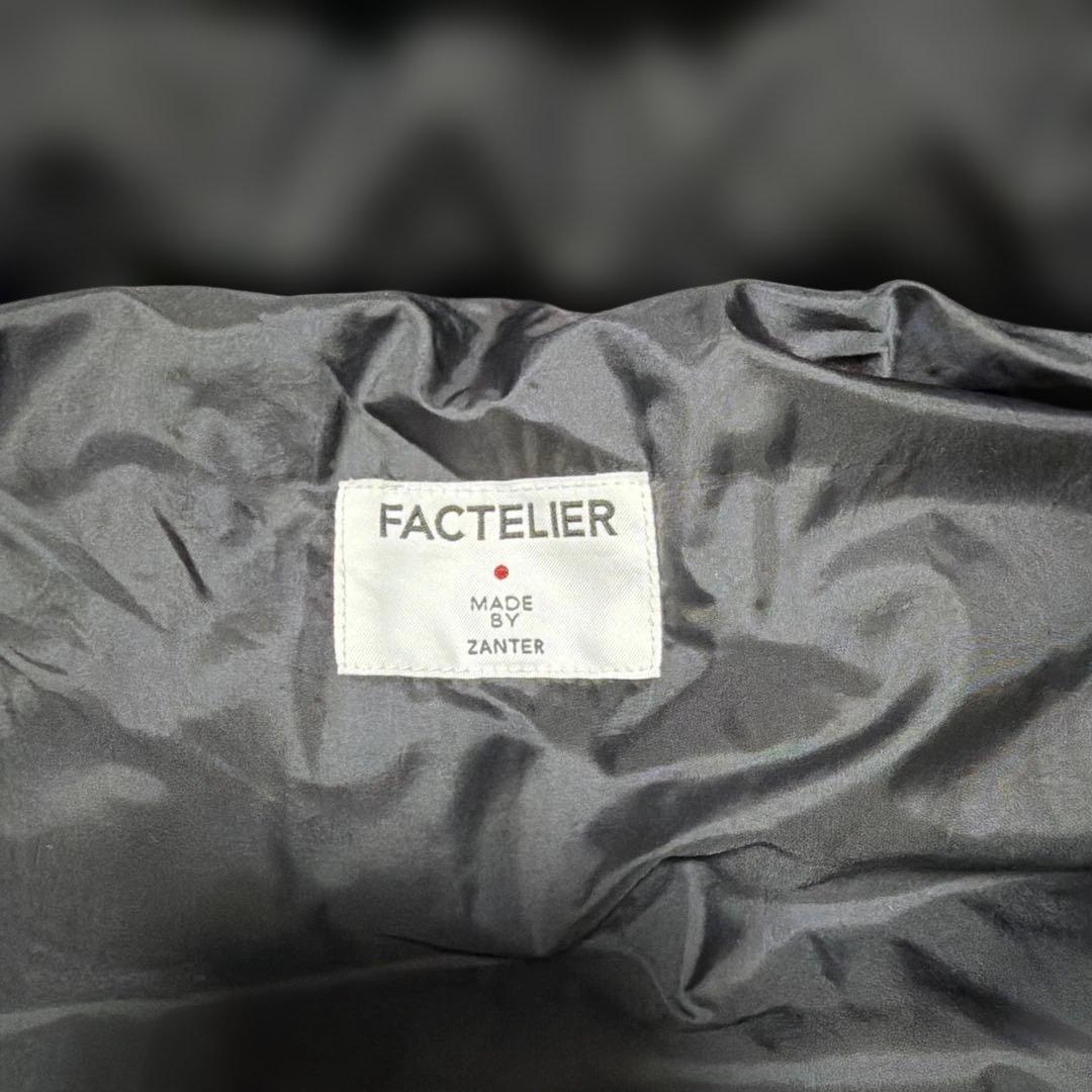 FACTELIER 限定モデル 南極観測隊のダウン ジャケットスタイル ブラック - メルカリ