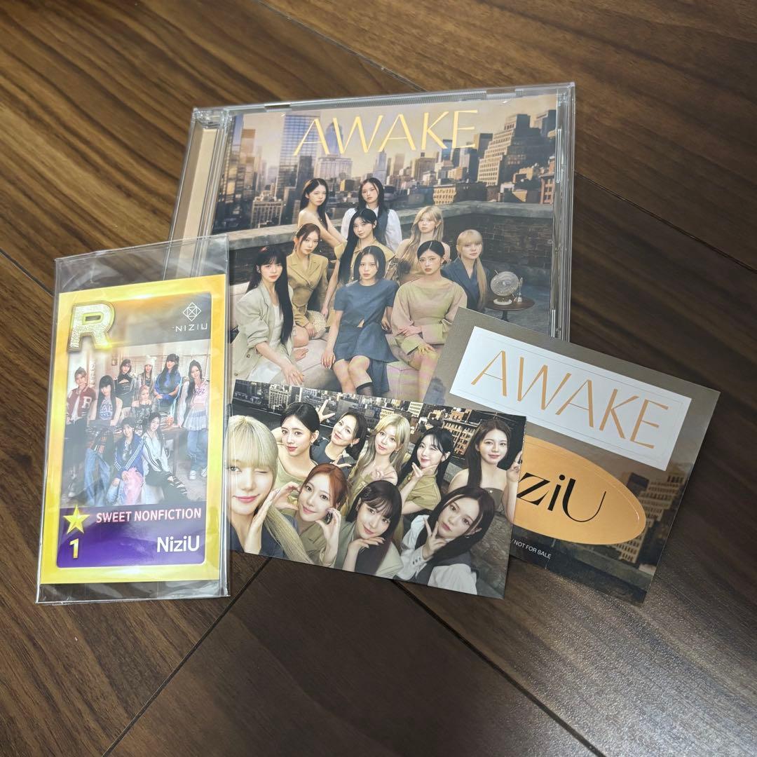 NiziU シュスジェ ssjyp リアルカード AWAKE 通常盤 オール - メルカリ