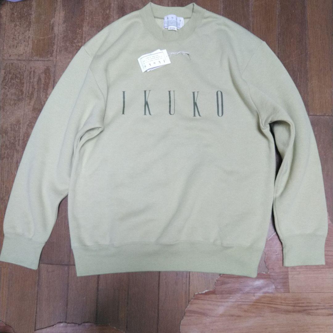 Ikukoイクコ日本製IKUKOロゴ長袖スウェット若草色M~L新品未使用タグ付 - メルカリ