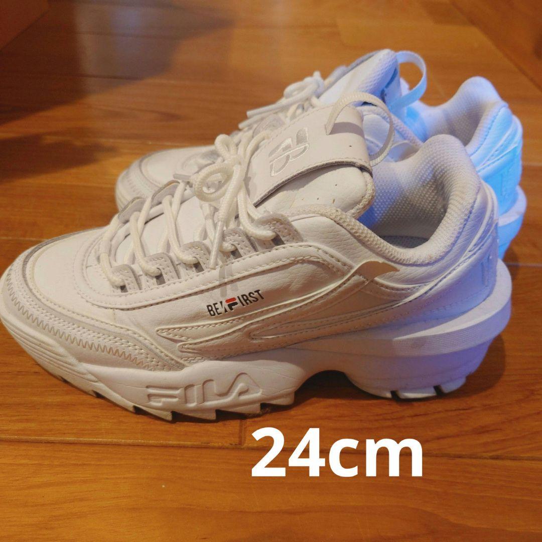 BE:FIRST FILA スニーカー 24cm - メルカリ