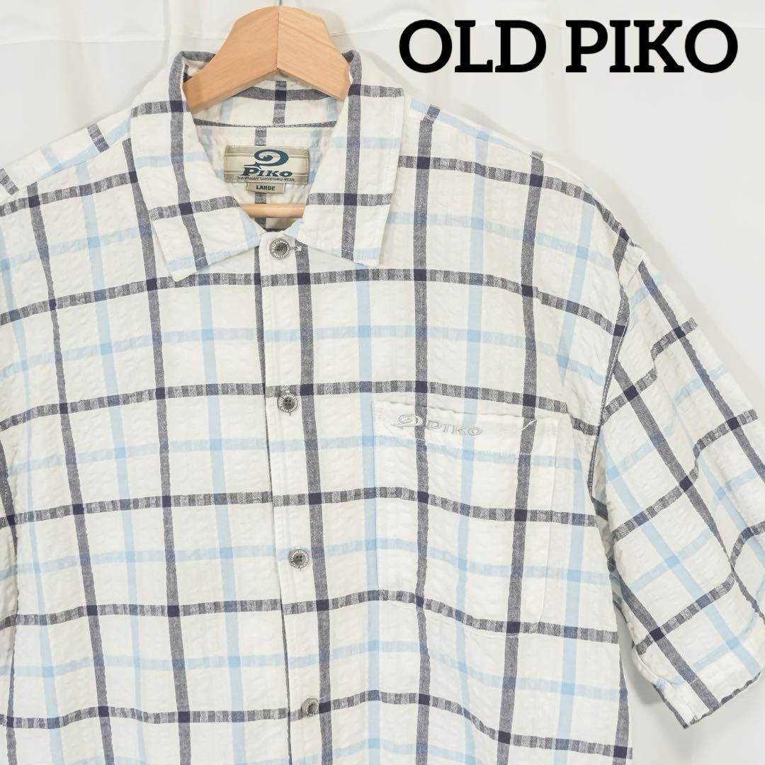 ☆美品☆ 90s OLD PIKO 半袖シャツ シアサッカー チェック Y2K - メルカリ