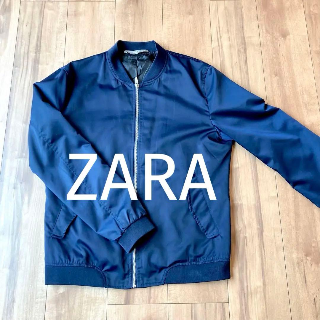 ZARA MA-1 ネイビー - メルカリ