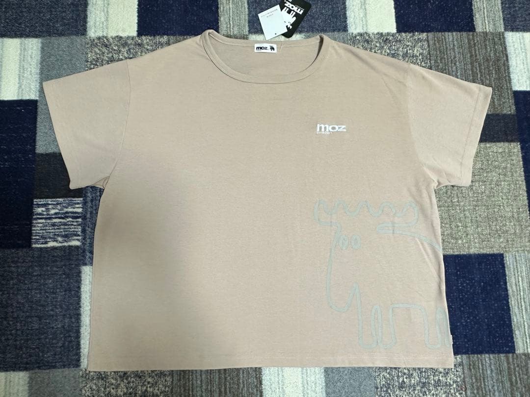 大きいサイズ moz モズ Tシャツ 新品タグ付き 4L ピンク系 - メルカリ