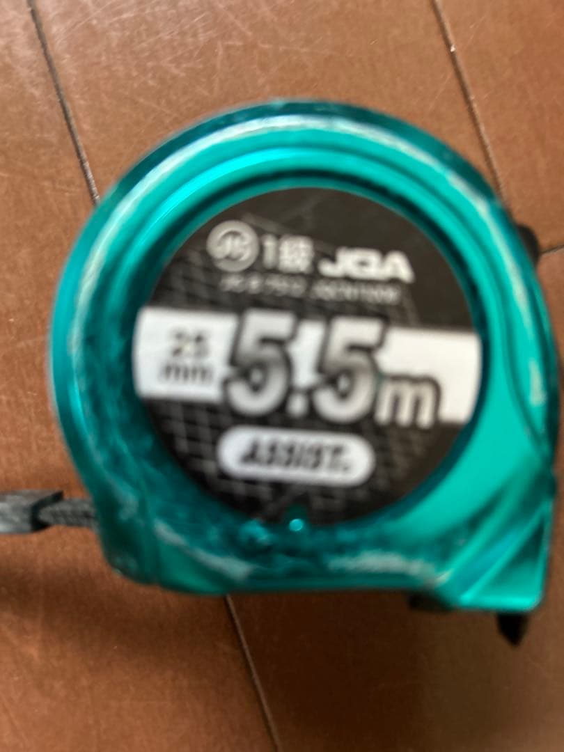JIS1級 JQA 25mm 5.5m ASSIST スケール メジャー 緑色 - メルカリ
